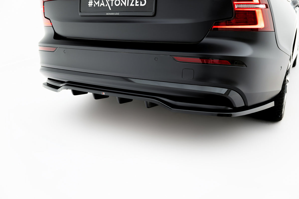 Maxton Design - Rear Splitter (with Vertical Bars) Volvo S60/V60 R ...