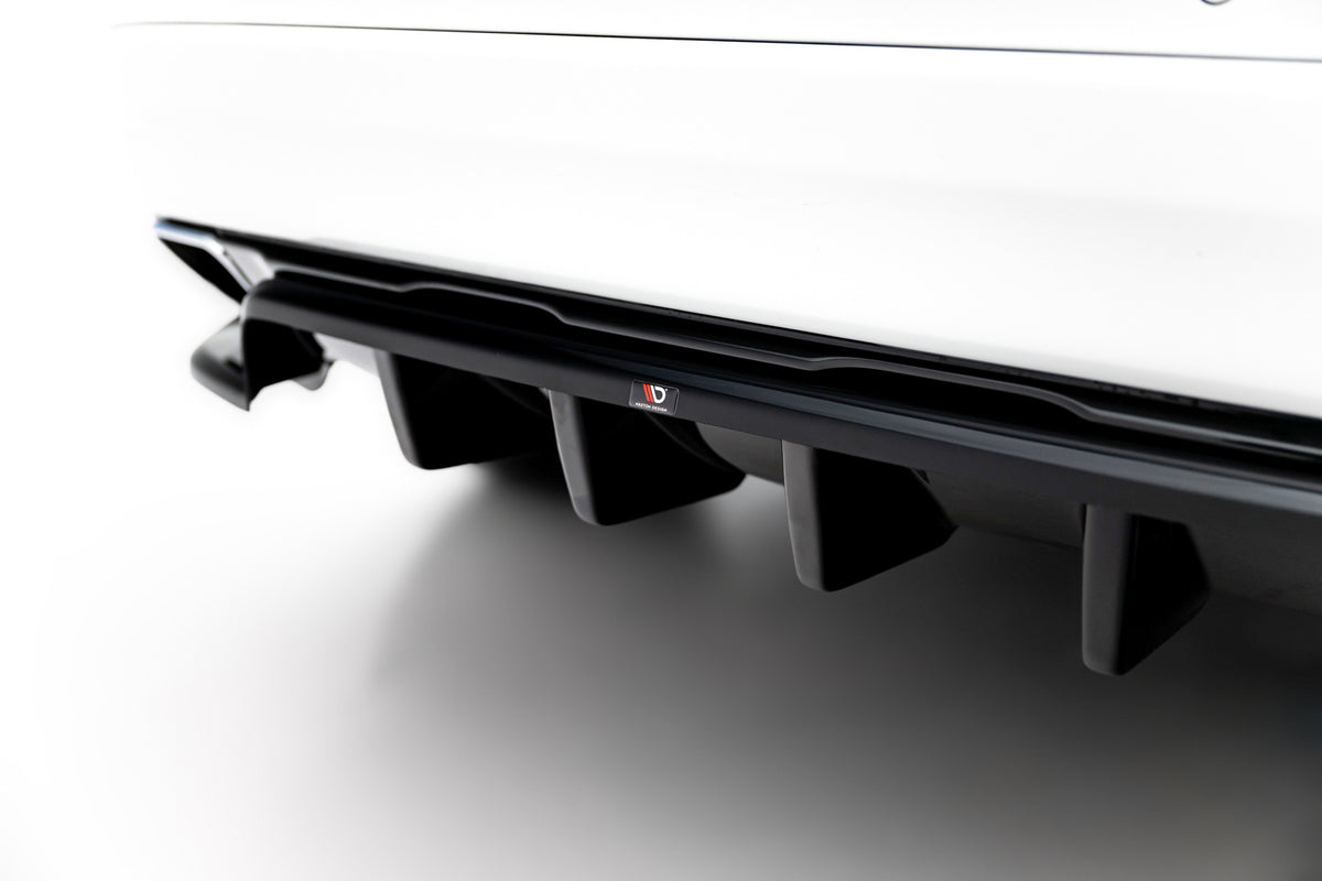 Maxton Design - Rear Splitter (with Vertical Bars) Volvo XC60 MK1 ...