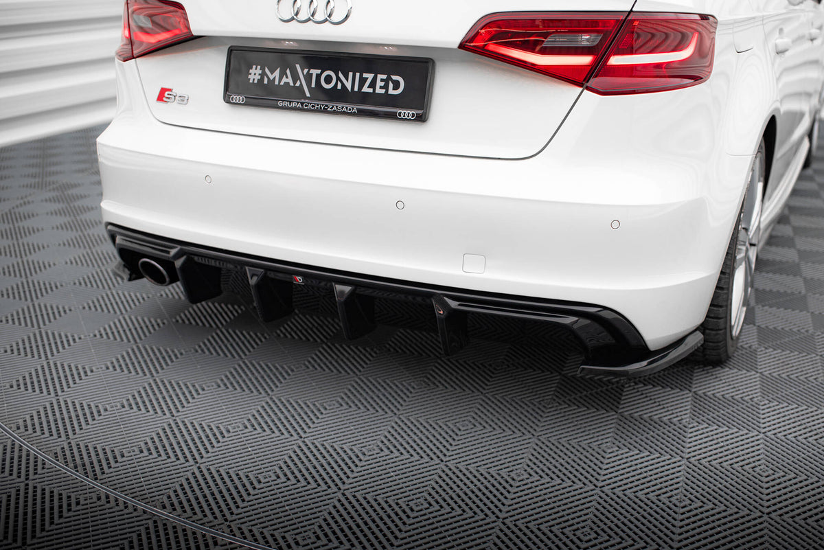 Maxton Design - Rear Valance Audi A3 S-Line Sportback 8V (Version with ...