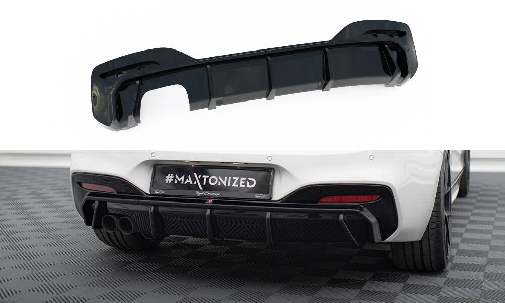 Maxton Design - Rear Valance BMW Series 1 M-Pack F20 (Facelift) (Single ...