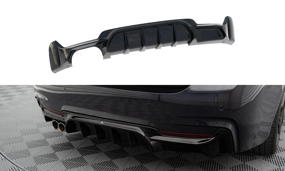 Maxton Design - Rear Valance BMW Series 4 Coupe / Gran Coupe / Cabrio M ...