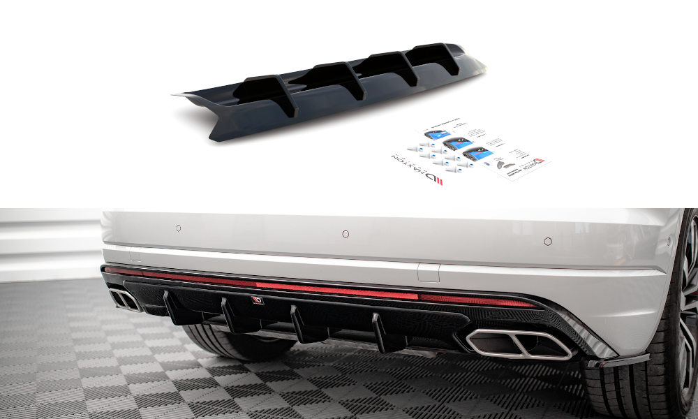 Maxton Design - Rear Valance Volkswagen Touareg R-Line MK3 | Royal Body ...