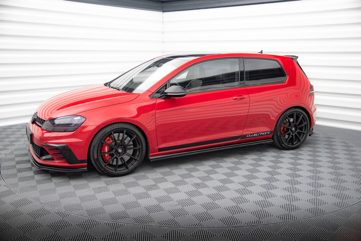 Maxton Design - Side Skirts Diffusers Volkswagen Golf GTI Clubsport MK7 ...