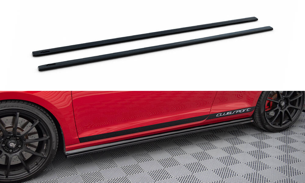 Maxton Design - Side Skirts Diffusers Volkswagen Golf GTI Clubsport MK7 ...