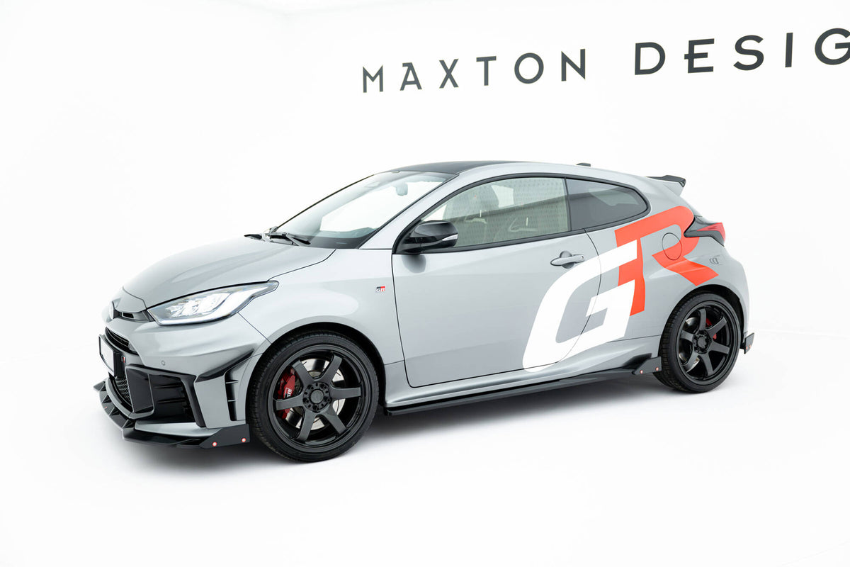 Maxton Design - Side Skirts Diffusers + Flaps Toyota GR Yaris MK4 ...