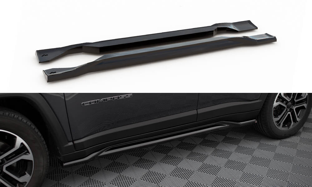 Maxton Design - Side Skirts Diffusers Jeep Compass Limited MK2 ...