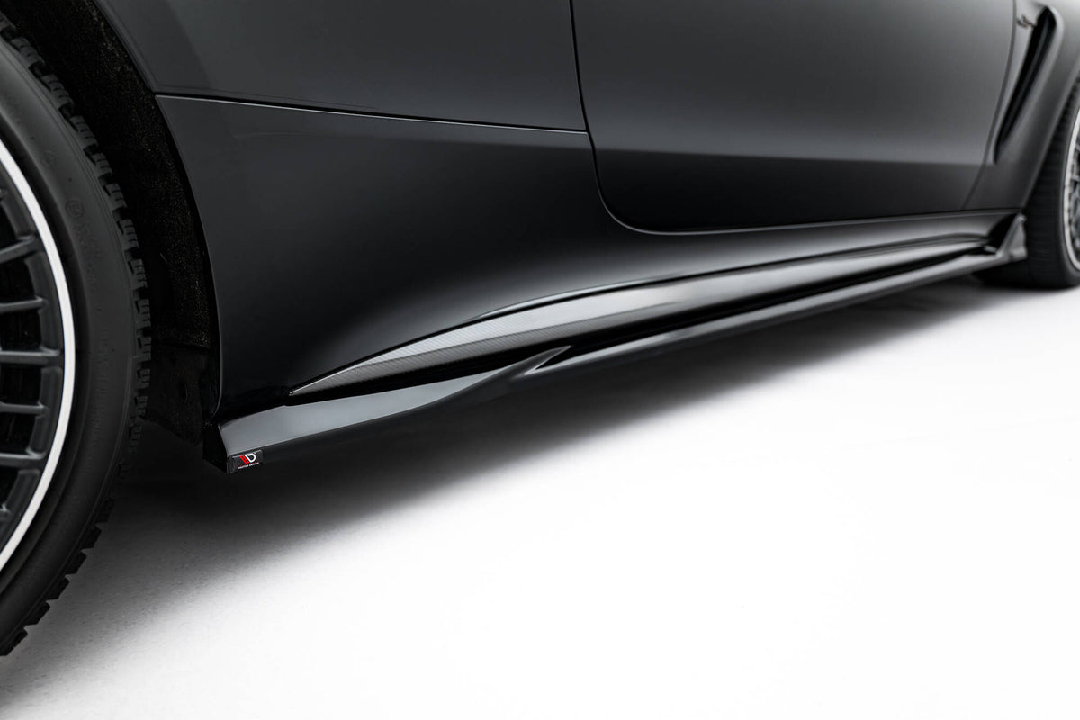 Maxton Design - Side Skirts Diffusers Mercedes Benz CLE53 AMG C236 ...