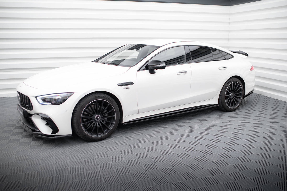 Maxton Design - Side Skirts Diffusers Mercedes Benz AMG GT 43 4-Door ...