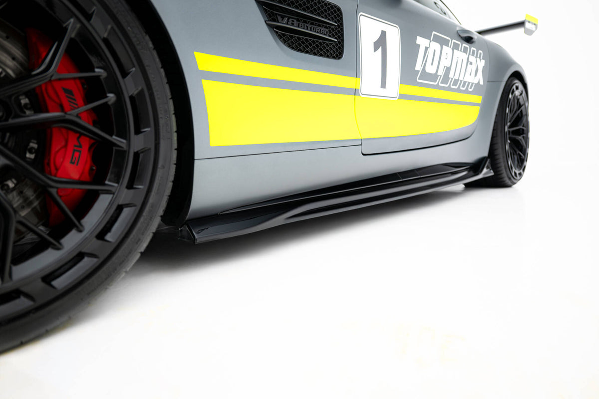 Maxton Design - Side Skirts Diffusers Mercedes Benz AMG GTC C190 ...