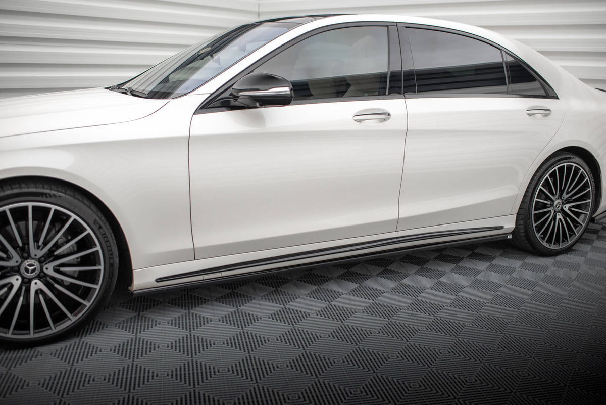 Maxton Design - Side Skirts Diffusers Mercedes Benz S-Class AMG-Line ...