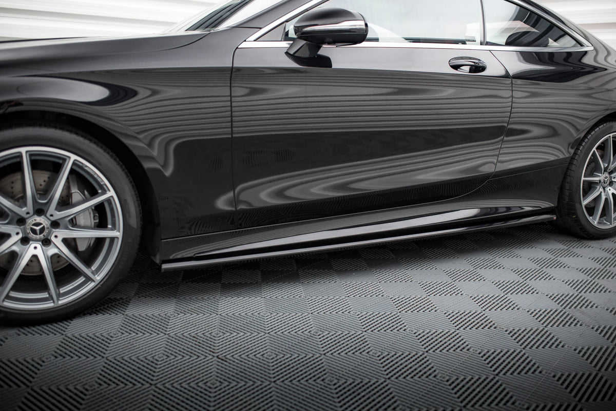 Maxton Design - Side Skirts Diffusers Mercedes Benz S-Class AMG-Line ...