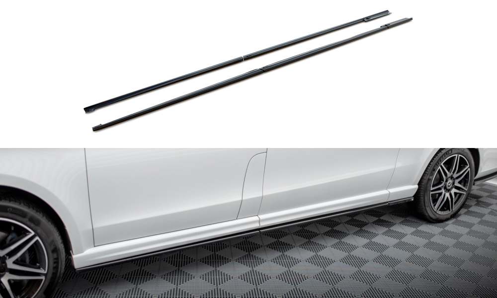 Maxton Design - Side Skirts Diffusers Mercedes Benz V-Class Extra Long ...