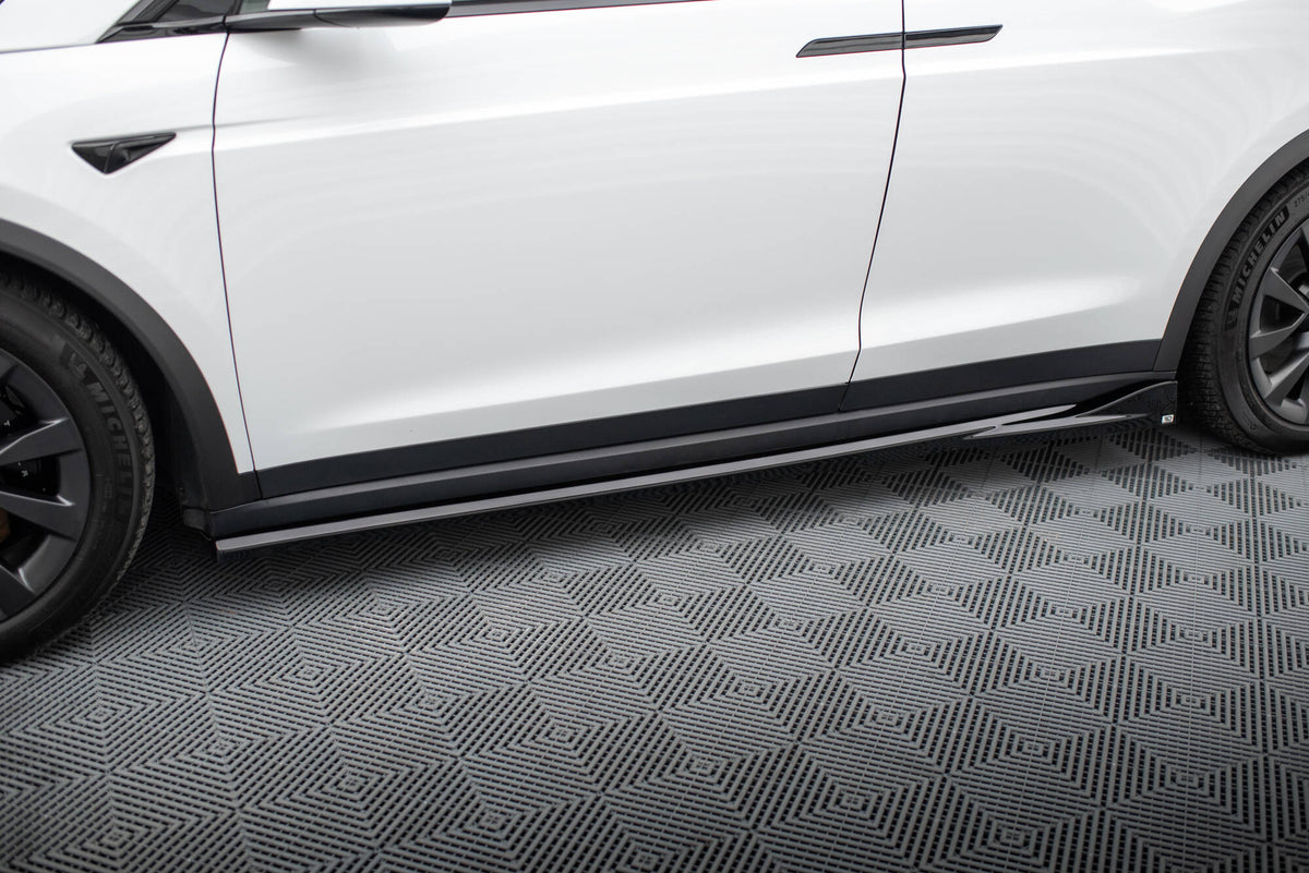 Maxton Design - Side Skirts Diffusers Tesla Model X MK1 (Facelift ...
