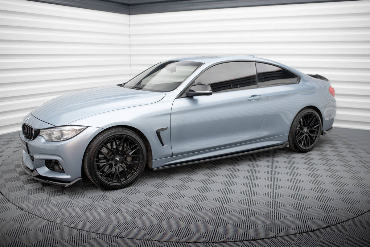 Maxton Design - Side Skirts Diffusers V.2 BMW Series 4 Coupe / Gran ...