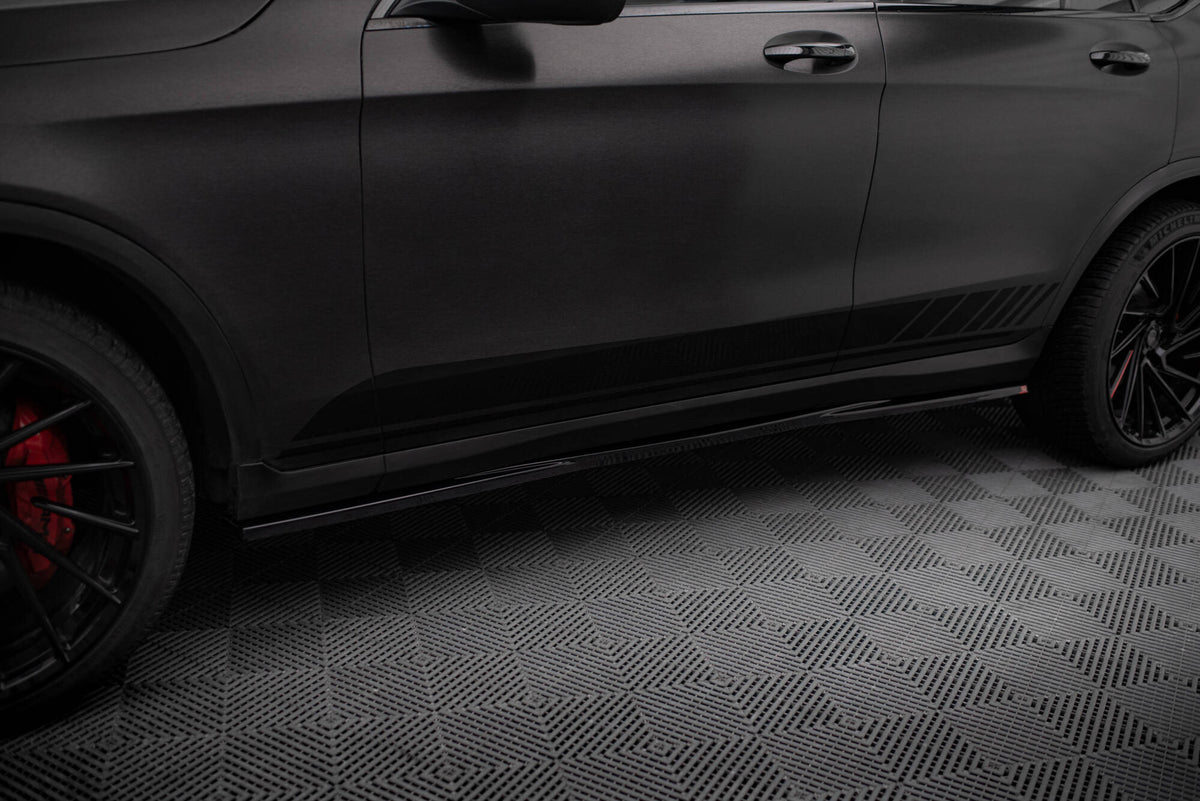 Maxton Design - Side Skirts Diffusers V.2 Mercedes Benz GLC-Class AMG ...