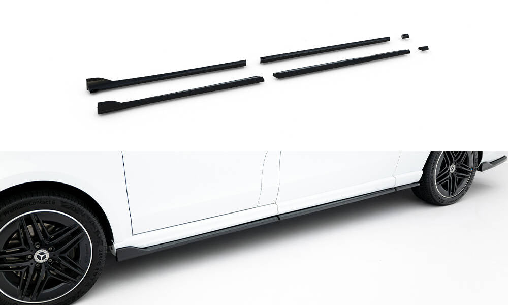 Maxton Design - Side Skirts Diffusers V.2 Mercedes Benz V-Class AMG ...