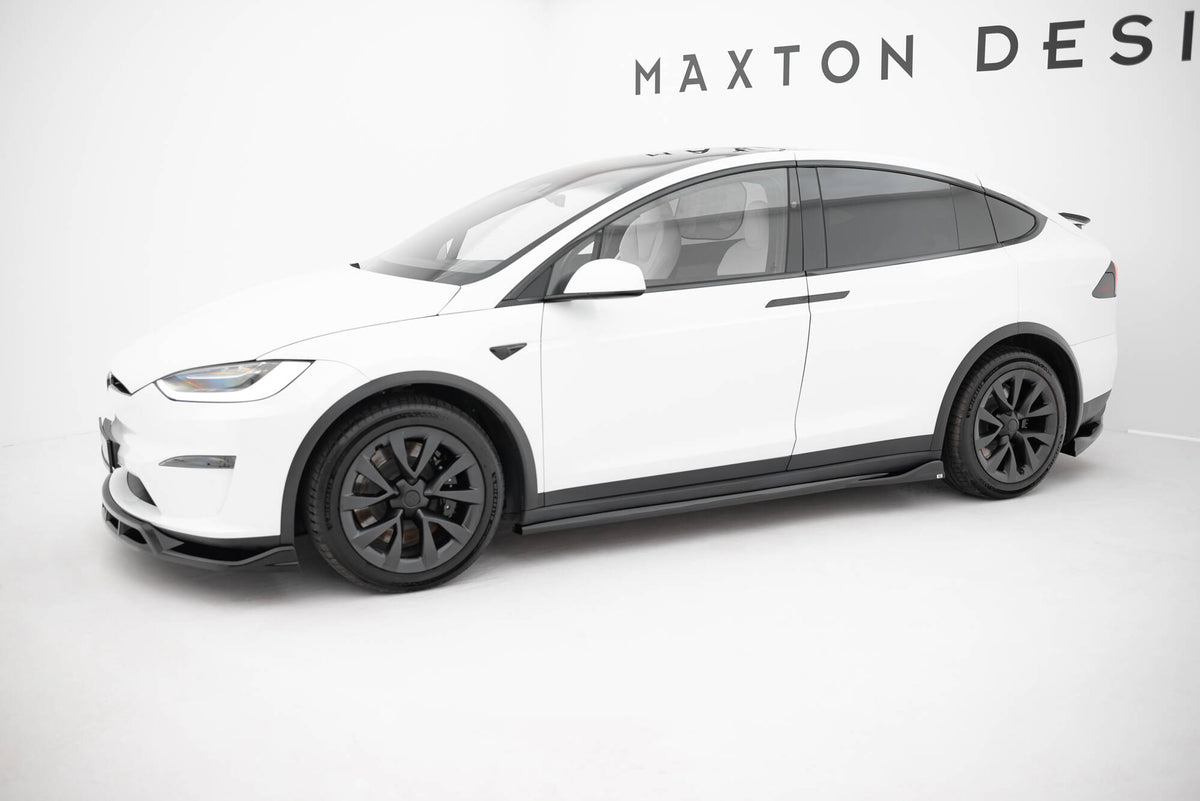 Maxton Design - Side Skirts Diffusers V.2 Tesla Model X MK1 (Facelift ...