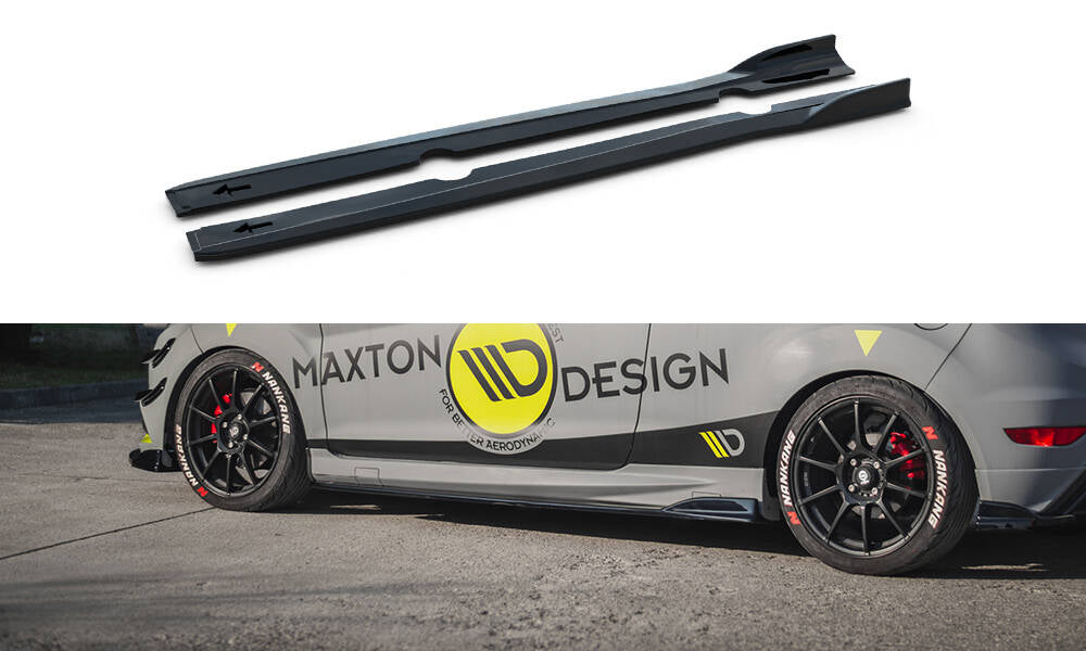Maxton Design - Side Skirts Diffusers V.3 Ford Fiesta ST / ST-Line MK7 ...