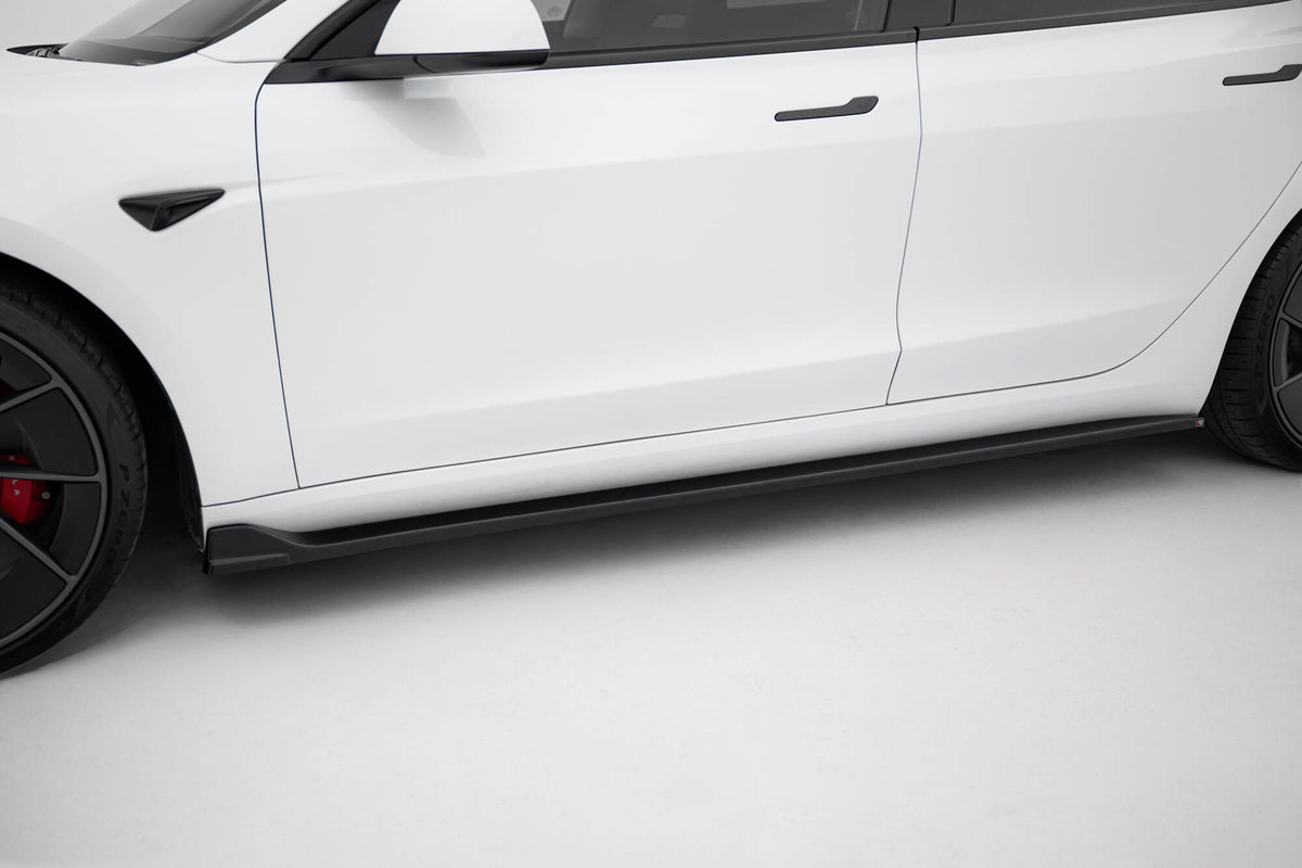 Maxton Design - Side Skirts Diffusers V.3 Tesla Model 3 Performance MK1 ...
