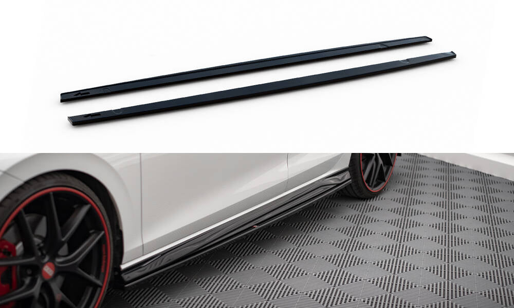 Maxton Design - Side Skirts Diffusers V.4 Volkswagen Golf GTI / GTI ...