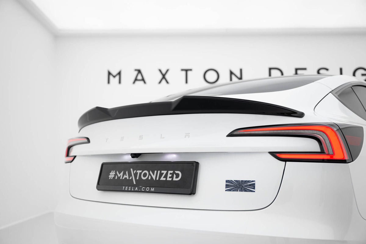 Maxton Design - Spoiler Cap 3D Tesla Model 3 Performance MK1 (Facelift ...