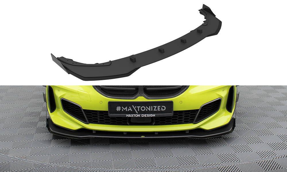 Maxton Design - Street Pro Front Splitter + Flaps BMW Series 1 M-Pack ...