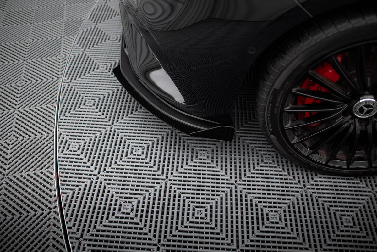 Maxton Design - Street Pro Front Splitter + Flaps Mercedes Benz A35 AMG ...