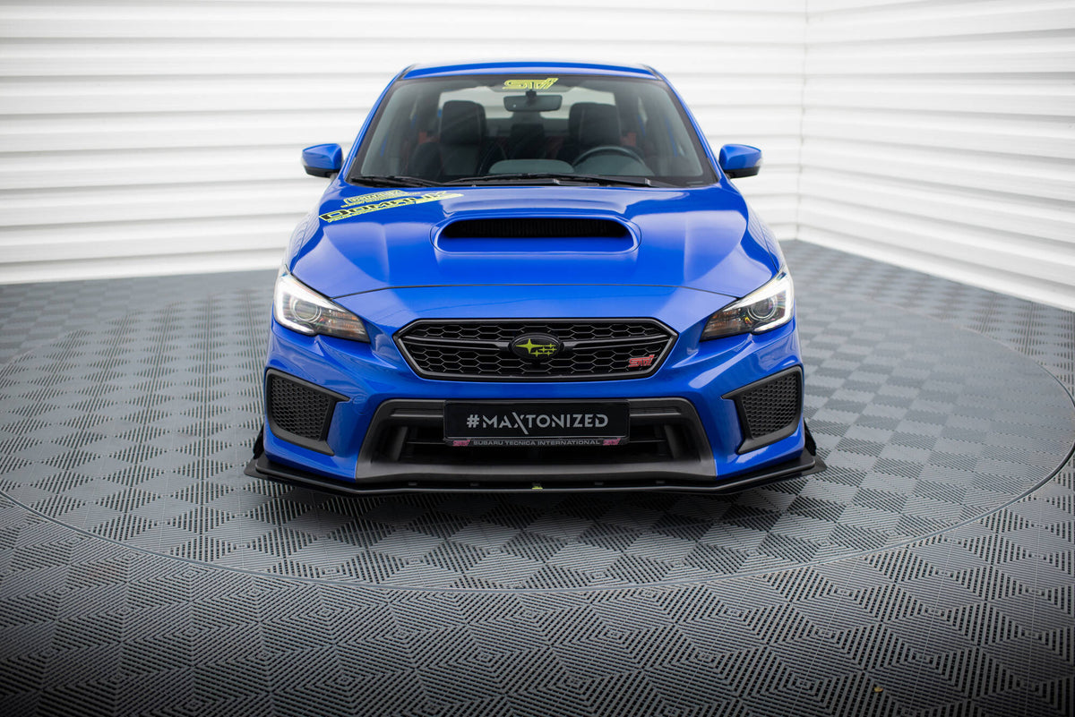 Maxton Design - Street Pro Front Splitter + Flaps Subaru WRX-STI MK4 ...