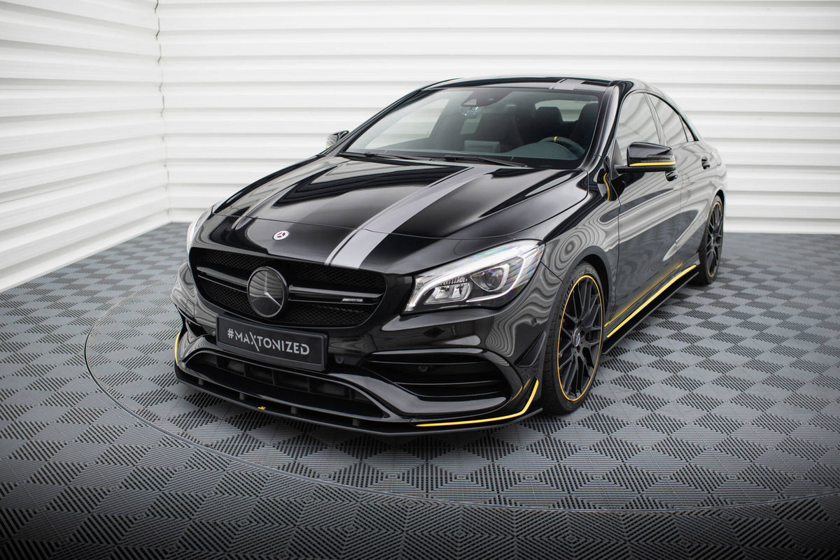 Maxton Design - Street Pro Front Splitter Mercedes Benz CLA45 AMG Aero ...