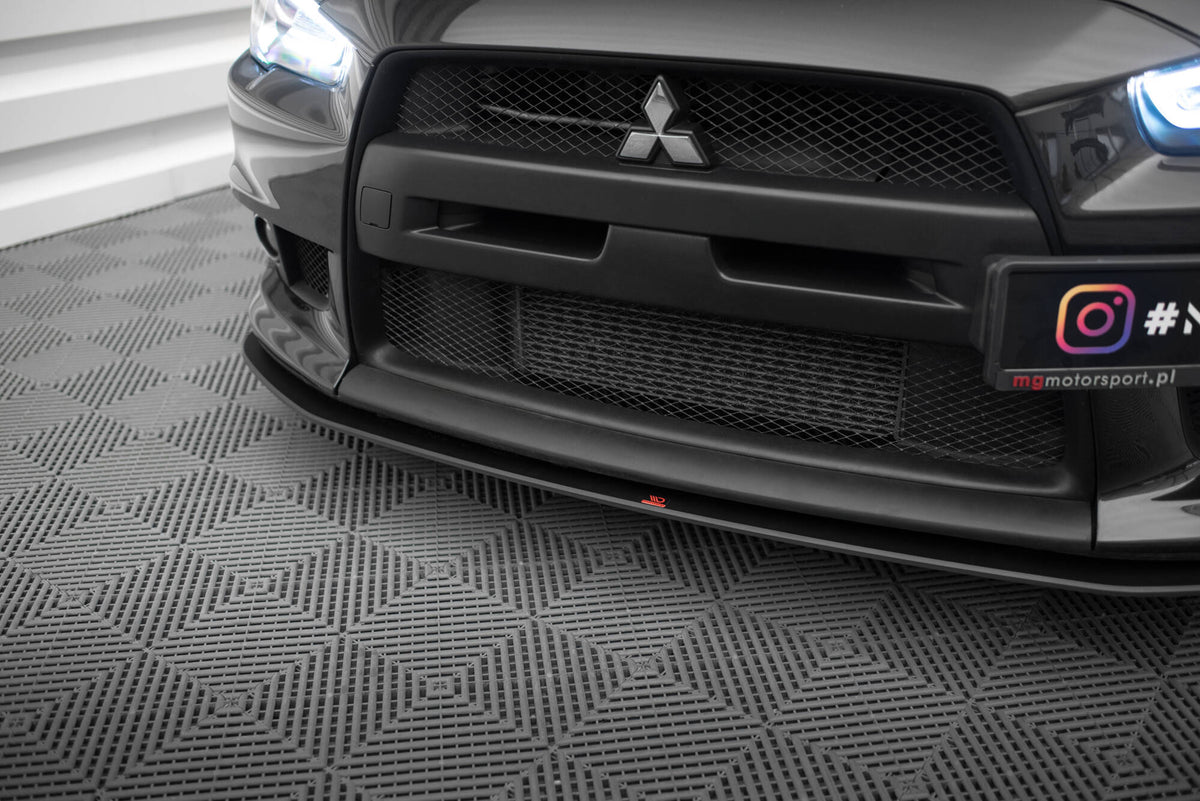 Maxton Design - Street Pro Front Splitter Mitsubishi Lancer EVO X ...
