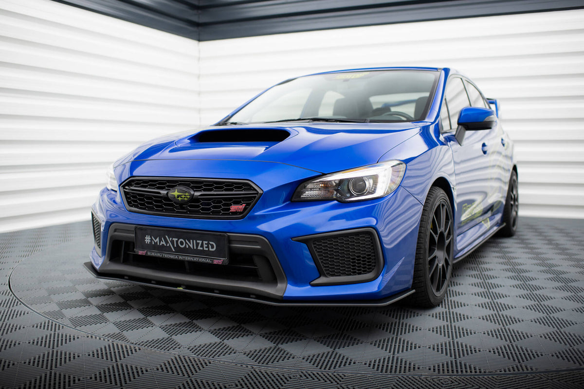 Maxton Design - Street Pro Front Splitter Subaru WRX-STI MK4 (Facelift ...