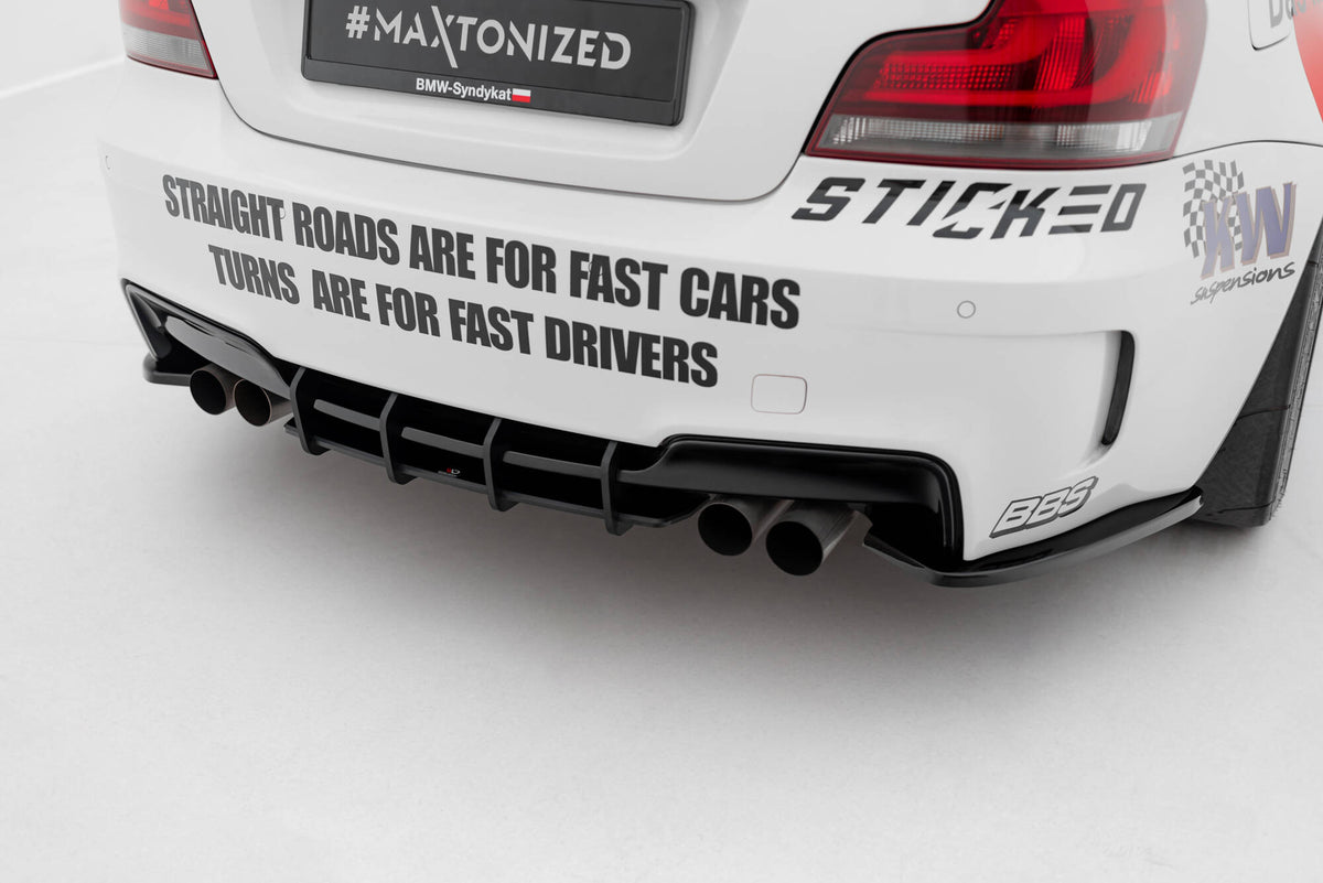 Maxton Design - Street Pro Rear Diffuser BMW 1M Coupe E82 - BM182MCNC ...