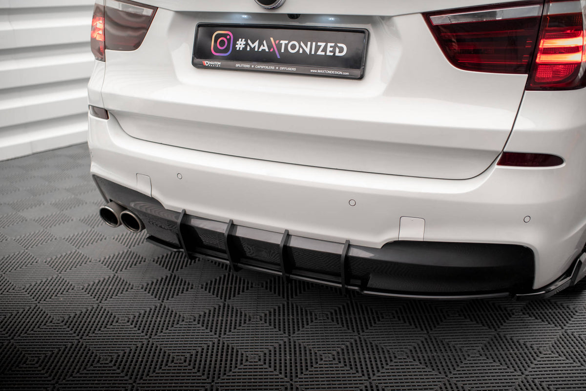 Maxton Design - Street Pro Rear Diffuser BMW X3 M-Pack F25 | Royal Body ...