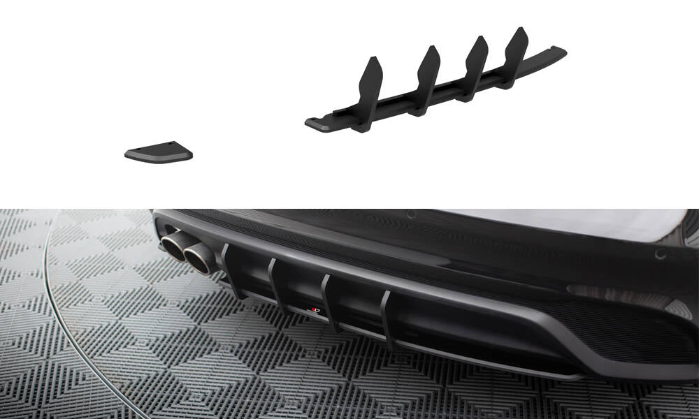 Maxton Design - Street Pro Rear Diffuser Jaguar XE X760 (Facelift ...