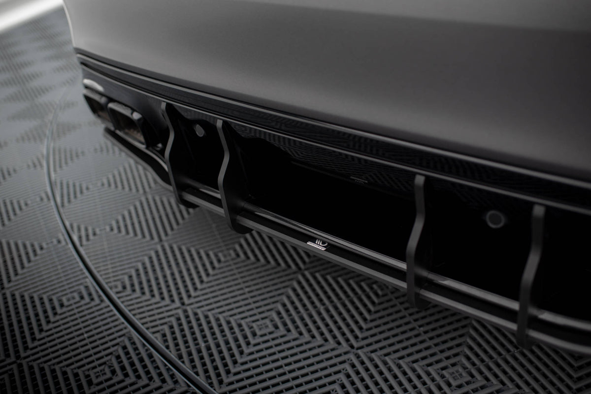 Maxton Design - Street Pro Rear Diffuser Mercedes Benz C63 AMG Sedan ...