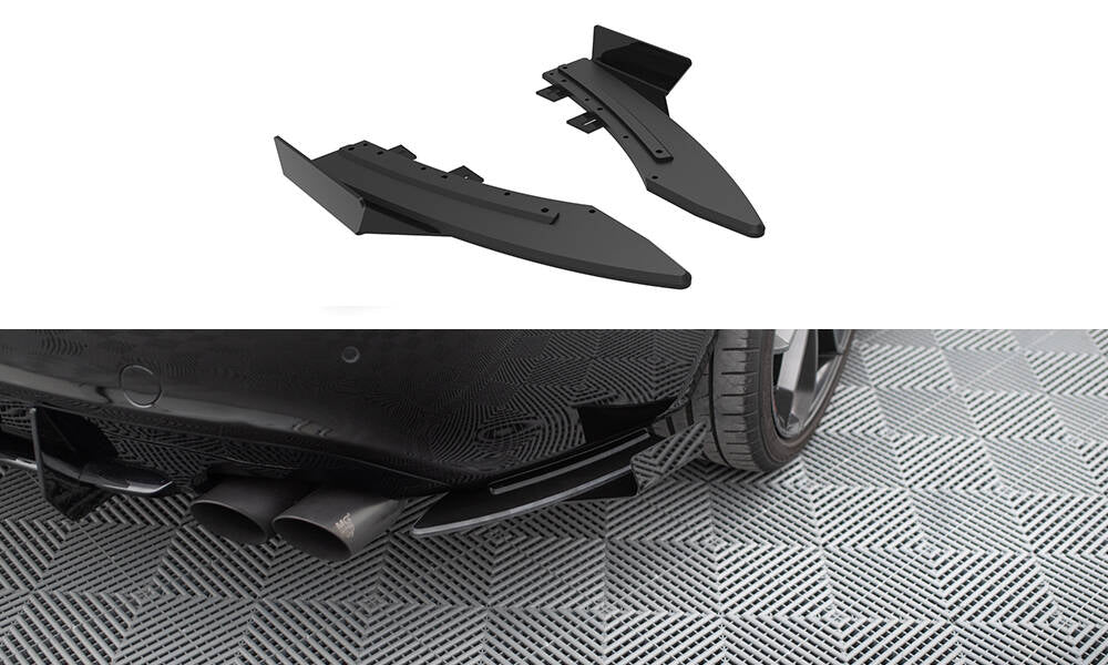 Maxton Design - Street Pro Rear Side Splitters + Flaps Audi A5 S-Line ...