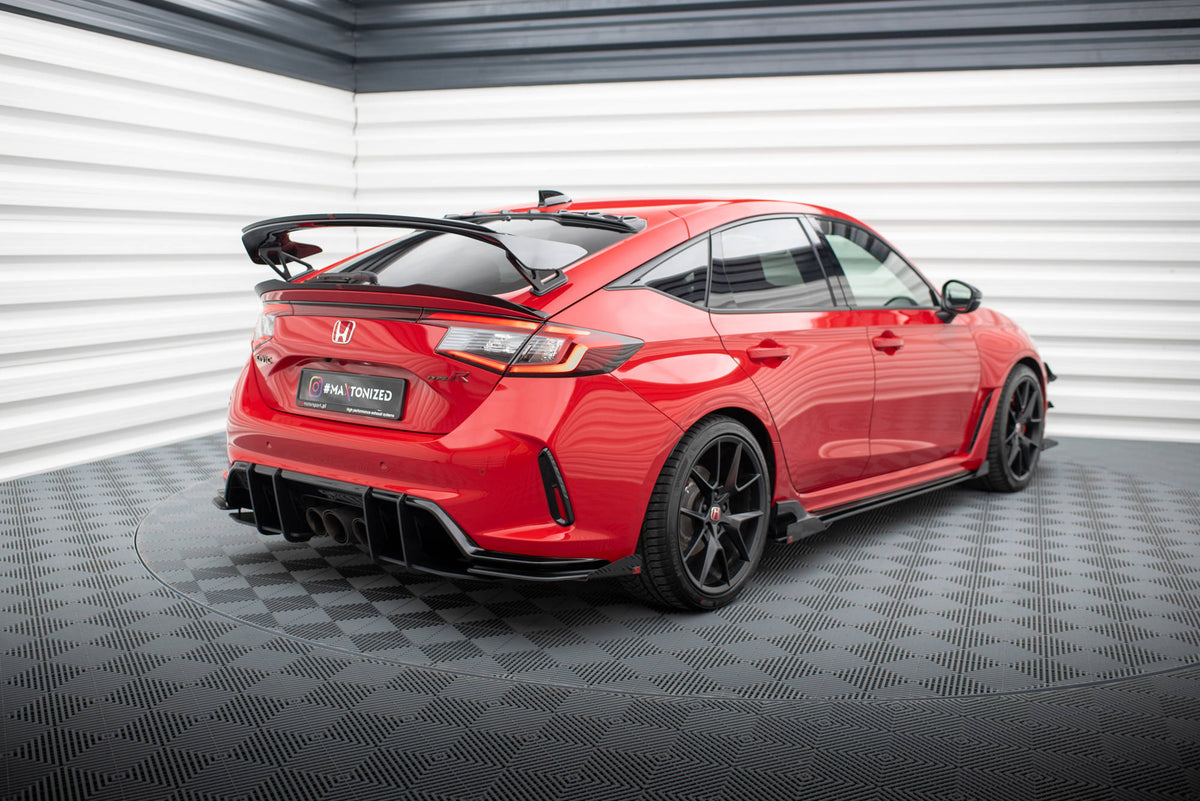 Maxton Design - Street Pro Rear Side Splitters + Flaps Honda Civic Type ...