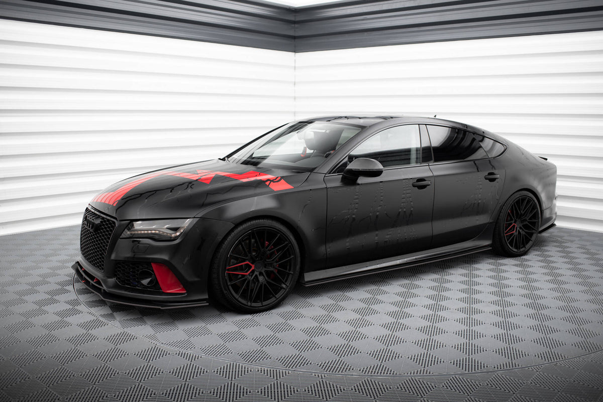 Maxton Design - Street Pro Side Skirts Diffusers Audi A7 S-Line C7 ...