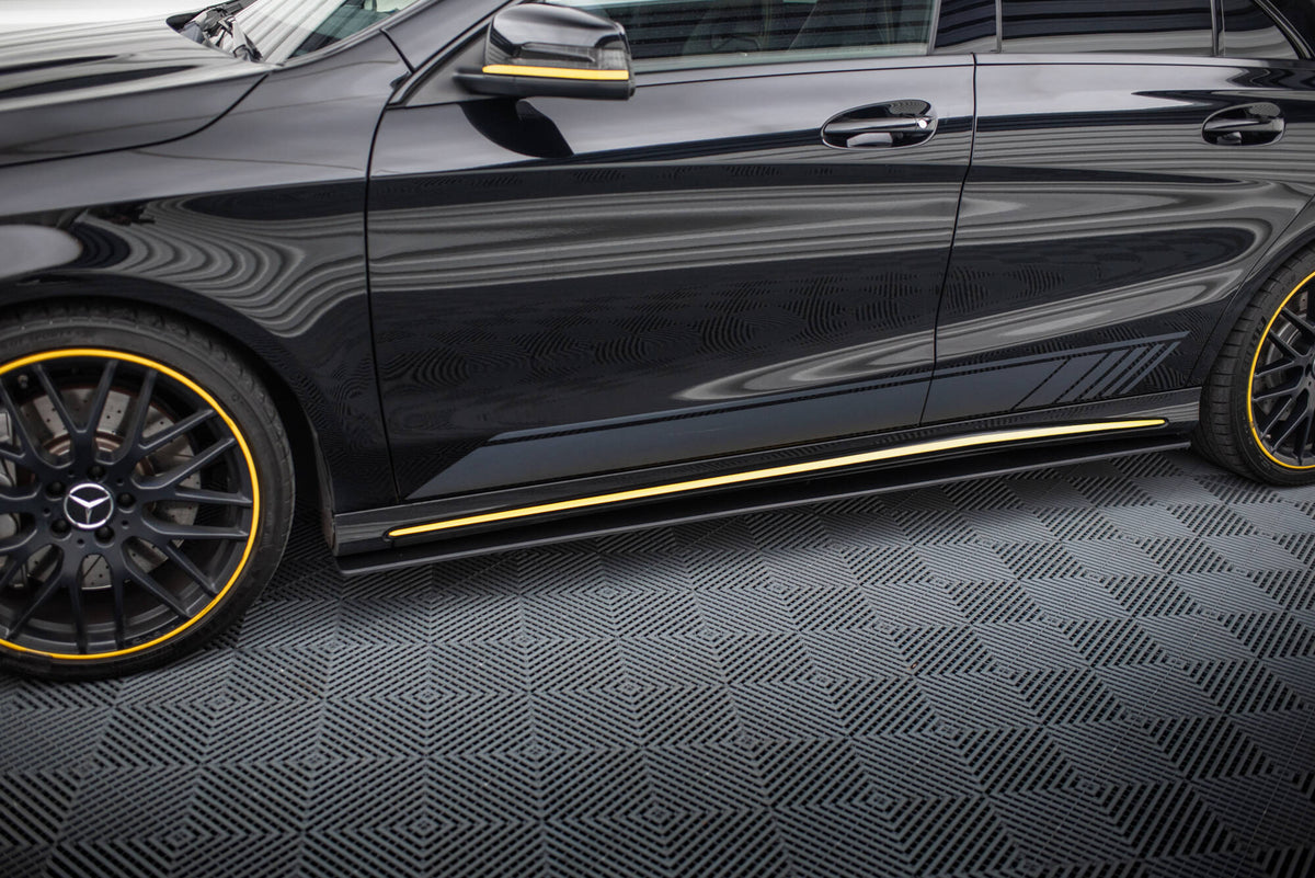 Maxton Design - Street Pro Side Skirts Diffusers Mercedes Benz CLA45 ...