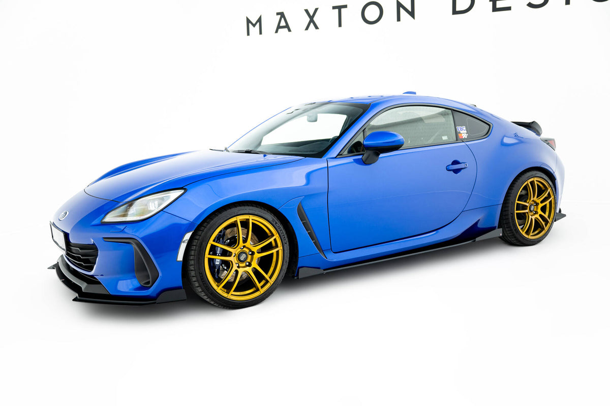 Maxton Design - Street Pro Side Skirts Diffusers V.1 + Flaps Subaru BRZ ...