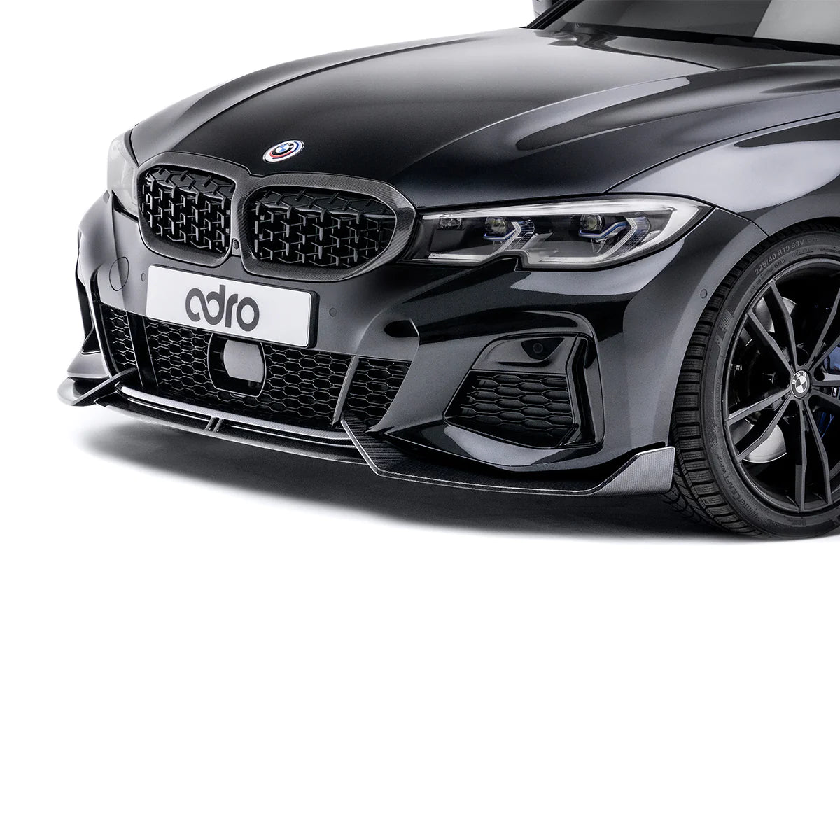 Adro - Carbon Fiber Front Splitter BMW M340i/M340d G20 (Pre-Facelift ...