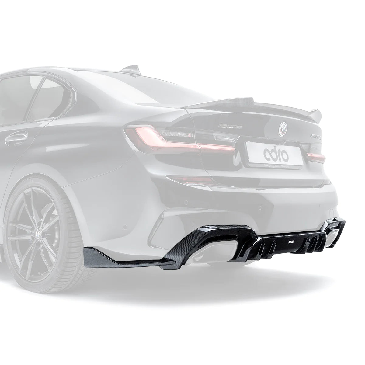 Adro - Carbon Fiber Rear Diffuser BMW M340i/M340d G20 (Pre-Facelift ...