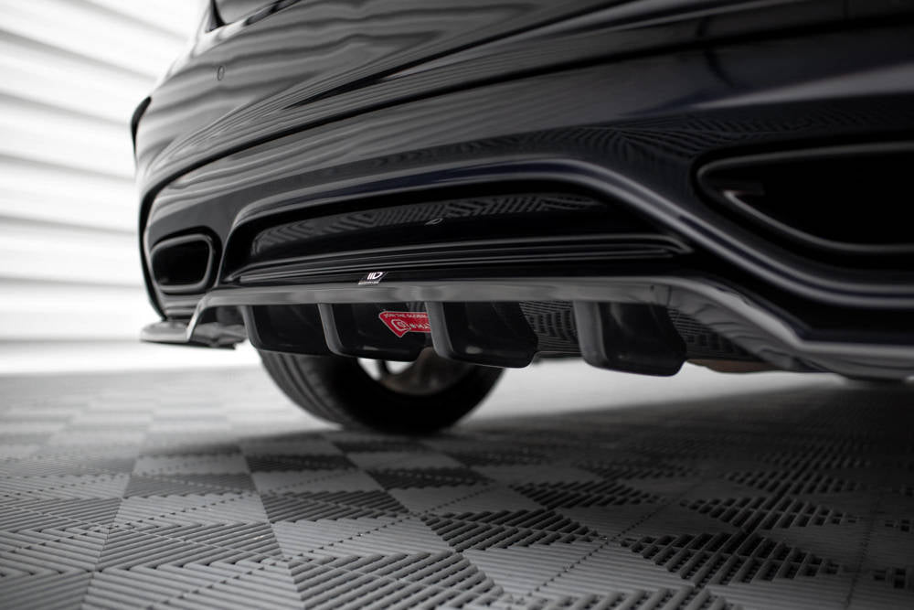 Maxton Design - Central Rear Splitter (With Vertical Bars) Mercedes ...