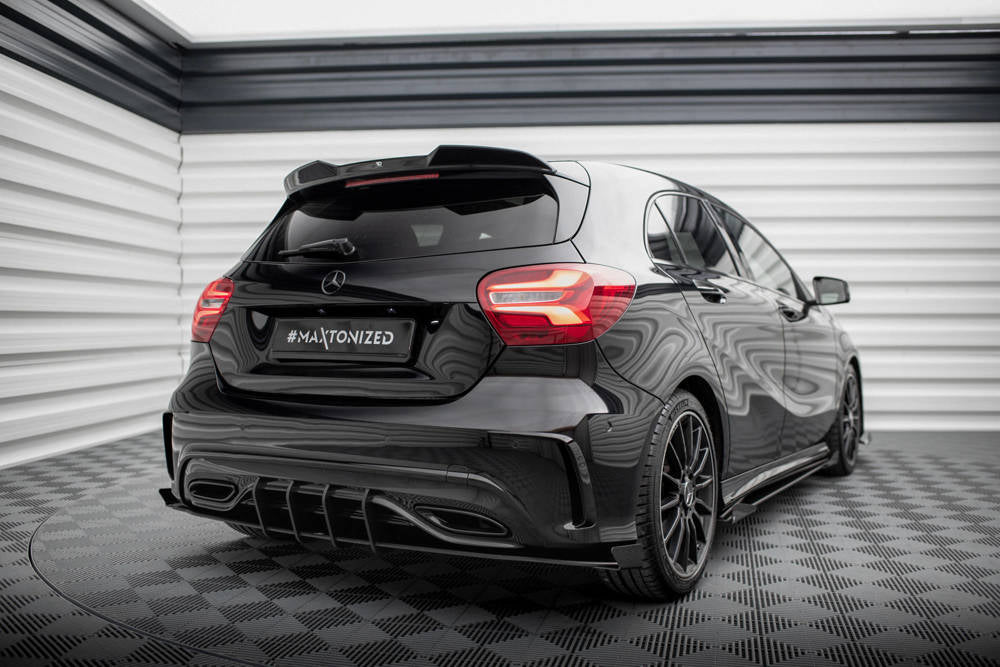 Maxton Design - Street Pro Rear Side Splitters + Flaps Mercedes Benz A ...