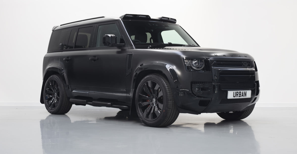 Urban Automotive - Black Shadow Side Steps Land Rover Defender 90/110 ...