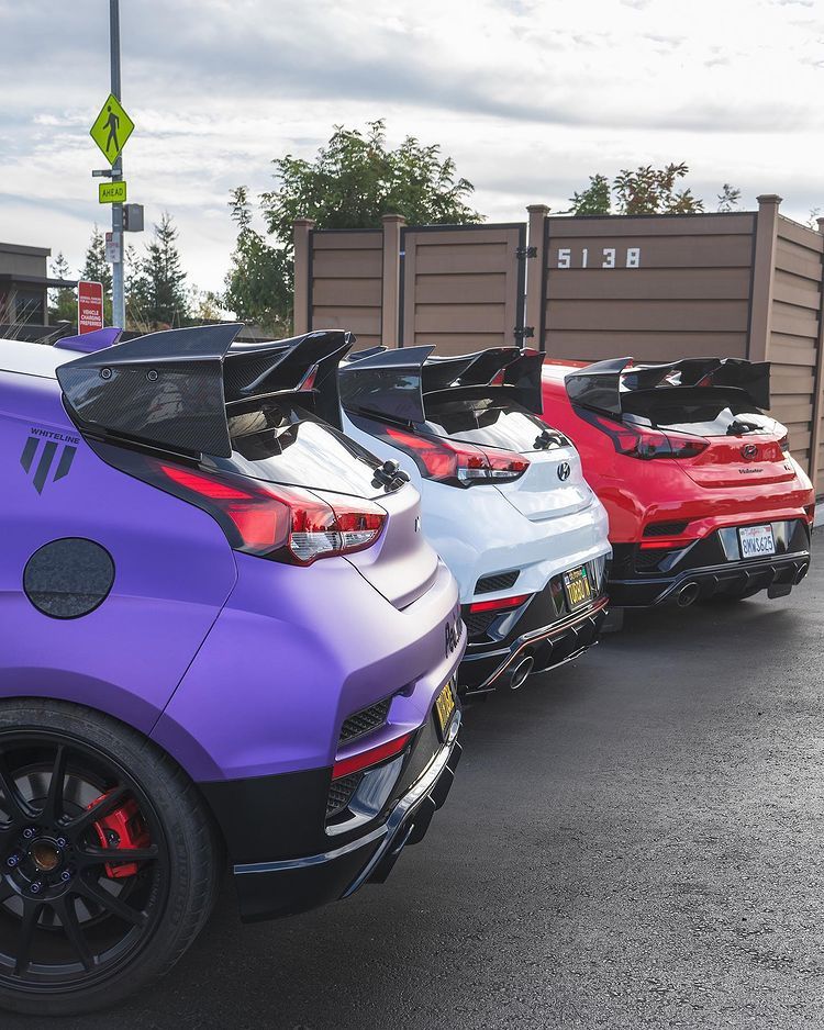 Adro - Carbon Fiber Rear Wing V.2 Hyundai Veloster N | Royal Body Kits