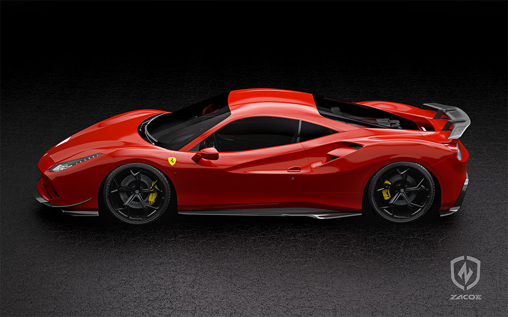 ZACOE - Side Skirt Set Ferrari 488 GTB | Royal Body Kits
