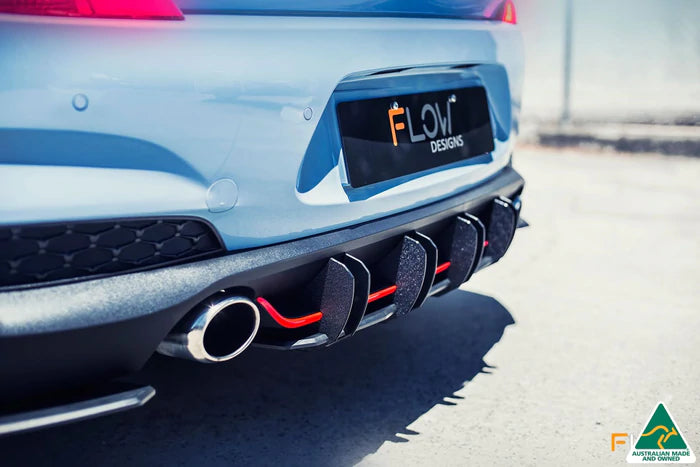 Flow Designs - Rear Diffuser Hyundai I30N Hatchback Mk3 (Pre-Facelift ...