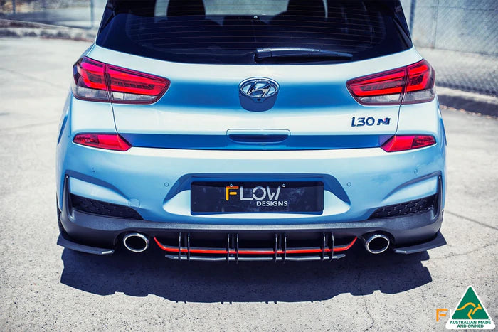 Flow Designs - Rear Diffuser Hyundai I30N Hatchback Mk3 (Pre-Facelift ...