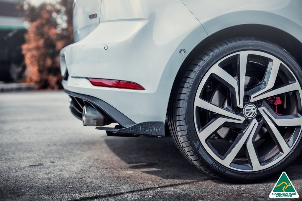 Flow Designs - Rear Splitters Volkswagen Golf R Mk7.5 | Royal Body Kits
